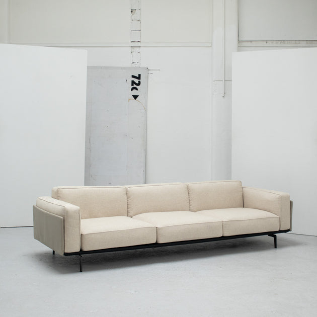 Moda 3 Seater Sofa - Linen + Stone – EDITO