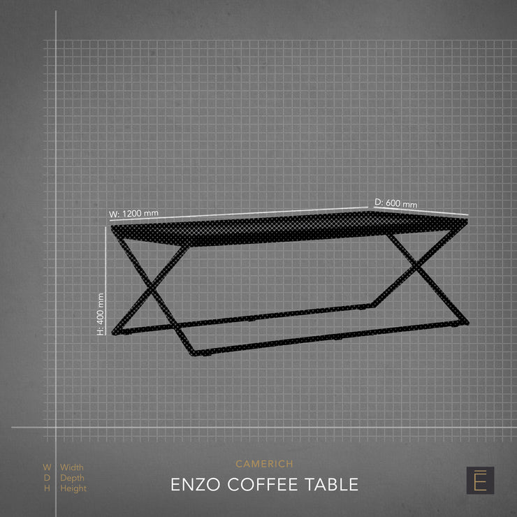 Enzo Coffee Table - Black – EDITO
