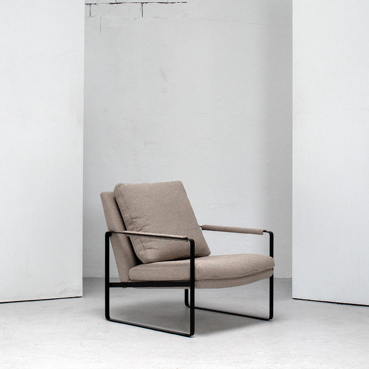 Camerich Leman Armchair - Black Leather - EDITO Furniture